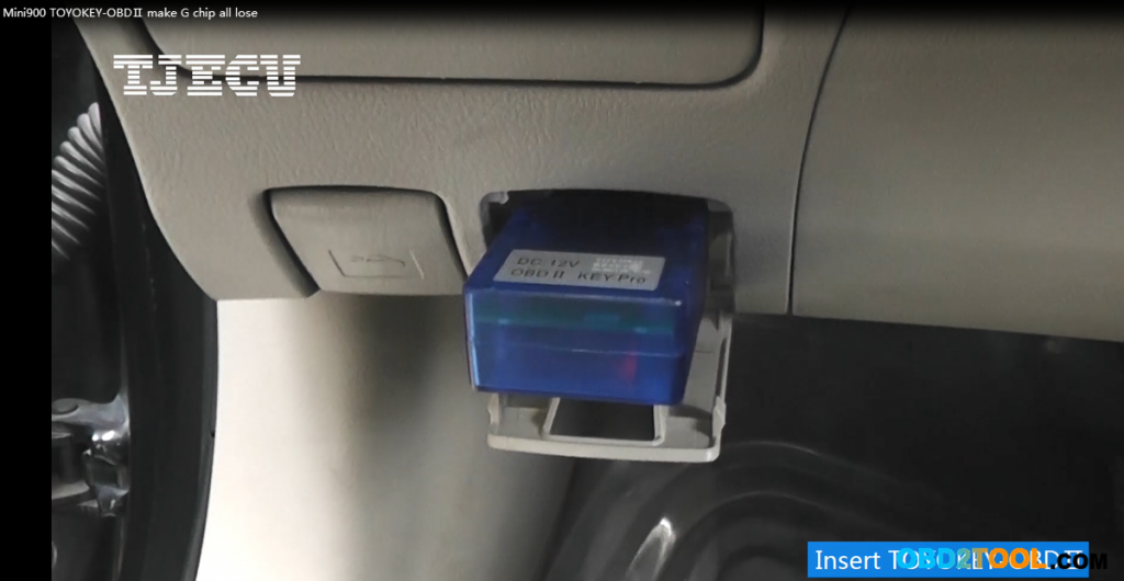 How TJECU ND900 Mini Cn900 key Programmer & TOYO key adapter Program ...