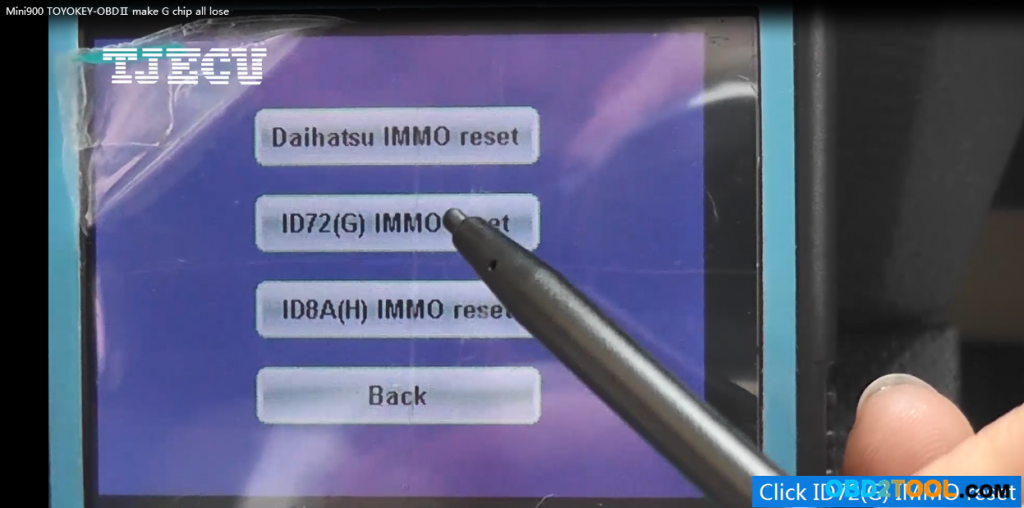 How TJECU ND900 Mini Cn900 key Programmer & TOYO key adapter Program Toyota G H chip All key ...
