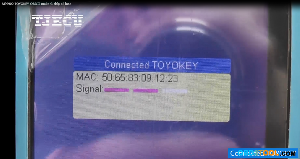 How TJECU ND900 Mini Cn900 key Programmer & TOYO key adapter Program Toyota G H chip All key ...