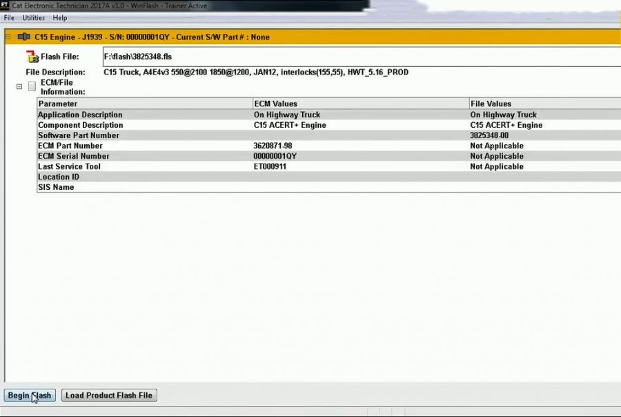 How to WinFlash Caterpillar C15 ECM with CAT ET & Flash Files – The ...