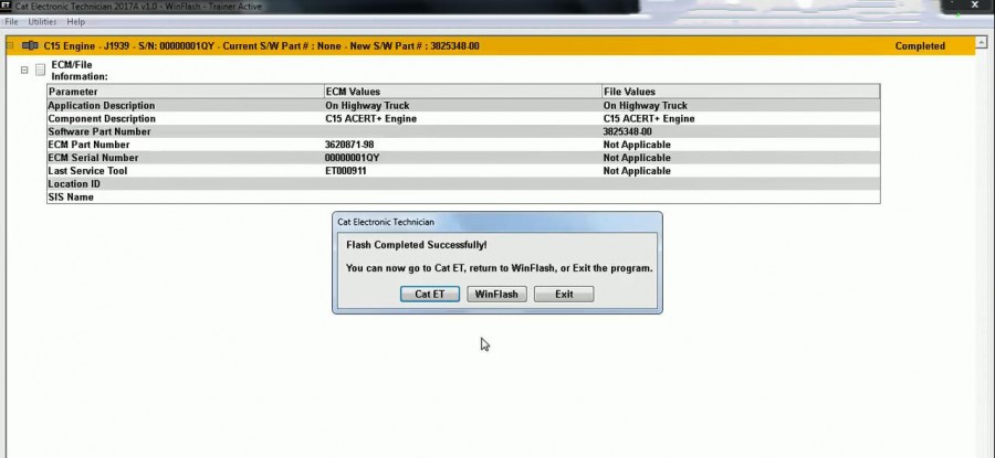 How to WinFlash Caterpillar C15 ECM with CAT ET & Flash Files – The Blog of www.obd2tool.com