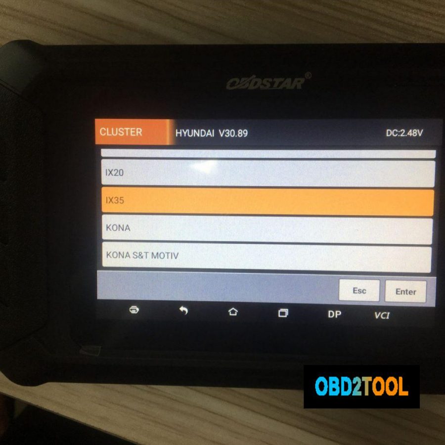 OBDSTAR ODO Master both can do mileage change for Hyundai IX35 2018 ...