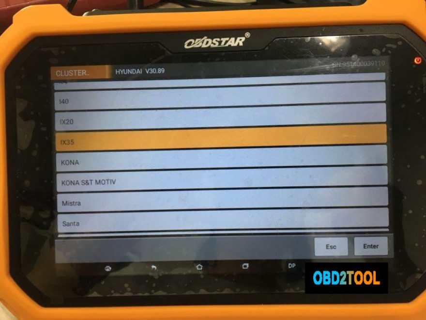 OBDSTAR ODO Master both can do mileage change for Hyundai IX35 2018 ...