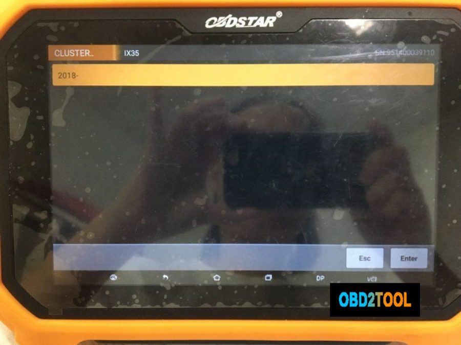 OBDSTAR ODO Master both can do mileage change for Hyundai IX35 2018 ...