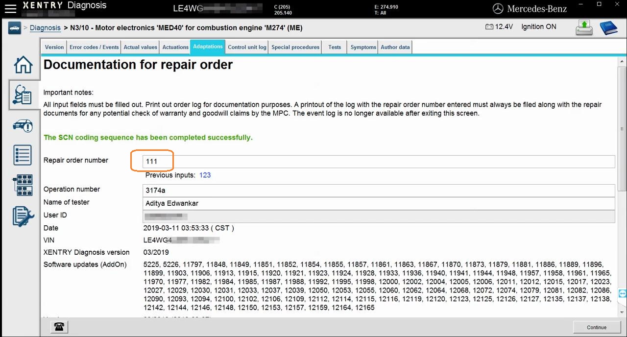 How to Do Online Coding on Mercedes W205 with Vxdiag Benz C6 DOIP/ MB ...