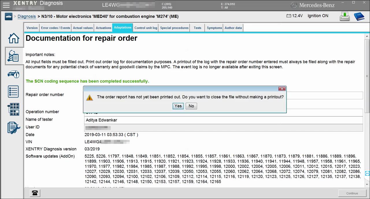 How to Do Online Coding on Mercedes W205 with Vxdiag Benz C6 DOIP/ MB ...