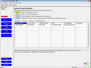 Monitoring Data Engine menggunakan TECHSTREAM TIS Software v12.20.024 ...