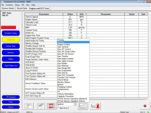 Monitoring Data Engine menggunakan TECHSTREAM TIS Software v12.20.024 ...