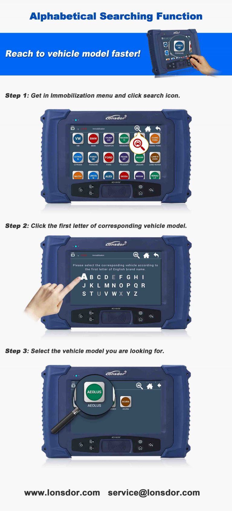 Lonsdor K518S K518ISE Key Programmer FAQ – The Blog of www.obd2tool.com