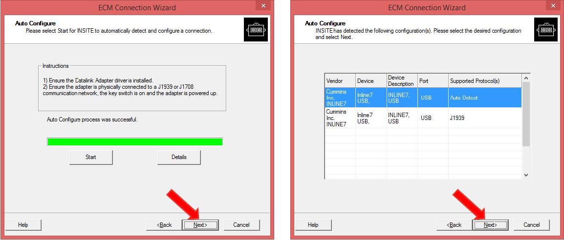 How to build connection between Cummins Insite and ECM:Auto Configure ...
