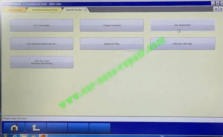 How to Register New Keys on Mitsubishi Lancer 2008 with Mitsubishi MUT ...