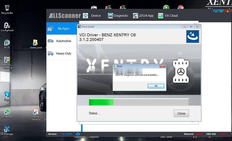How to solve the new VXDIAG C6“Xentry Diagnosis software not installed” – The Blog of www ...