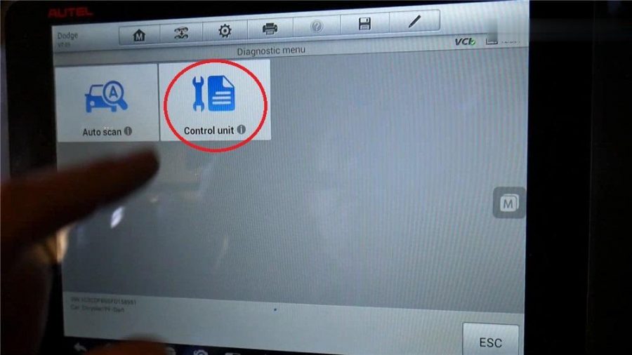 2015 Dodge SAS Calibration via Autel MaxiCOM MK908P – The Blog of www ...