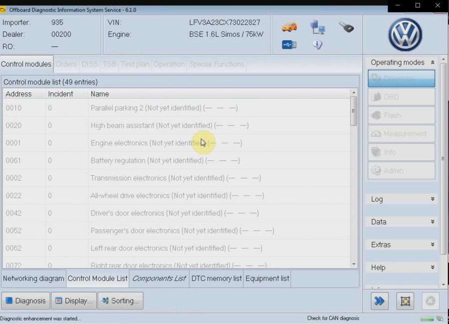 VAS5054A/VAS6154 ODIS V24.3/V9.1 Software Download, Update and ...