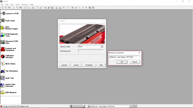 How to use Cummins INSITE Software to connect to CUMMINS engine – The ...