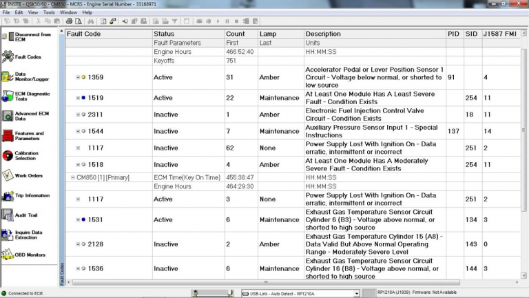 How to use Cummins INSITE Software to connect to CUMMINS engine – The ...