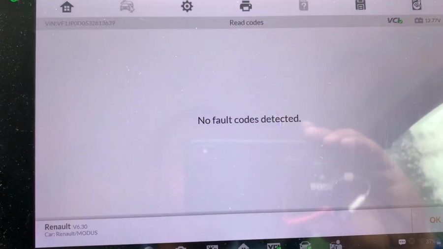 How to fix 2005 Renault Fault Code DF070 DF068 DF077 With Autel MK908 ...