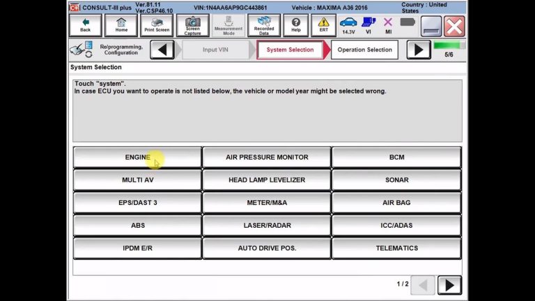 How to Reflash Nissan ECU Update Procedure with Consult III Plus – The ...