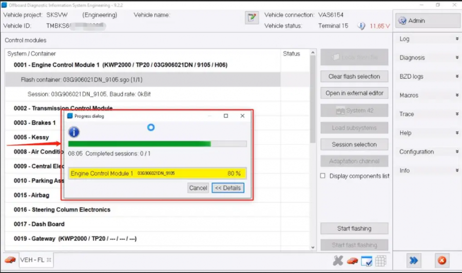 How to flash ecu with VAS6154 and Odis Engineering – The Blog of www ...