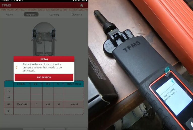 How To Use Launch X431 Device To Reprogram TPMS Sensors – The Blog of www.obd2tool.com