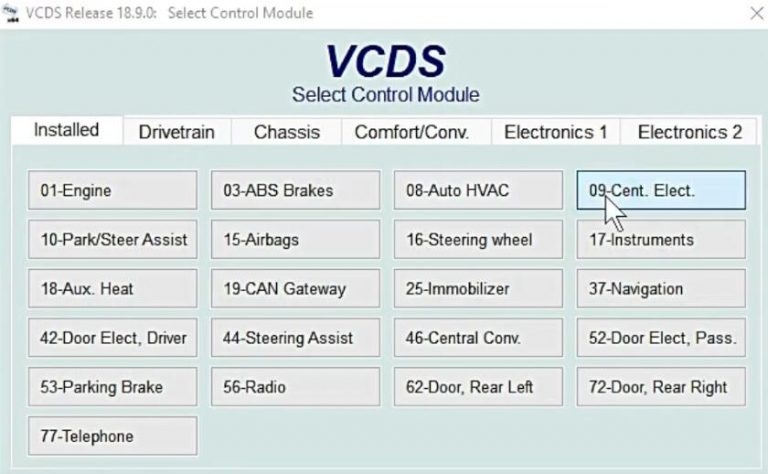 How to Clear LED Errors via VCDS for VW – The Blog of www.obd2tool.com