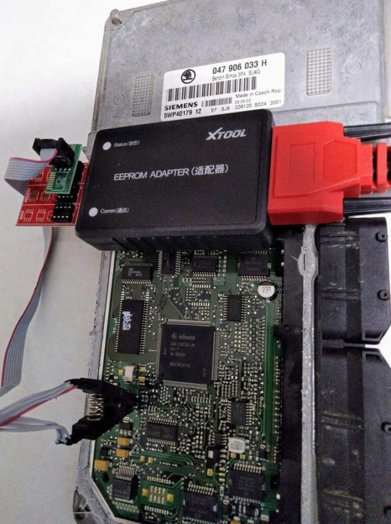 How to Read/Write Eeprom 93c76 by XTOOL X100 PAD2 – The Blog of www.obd2tool.com