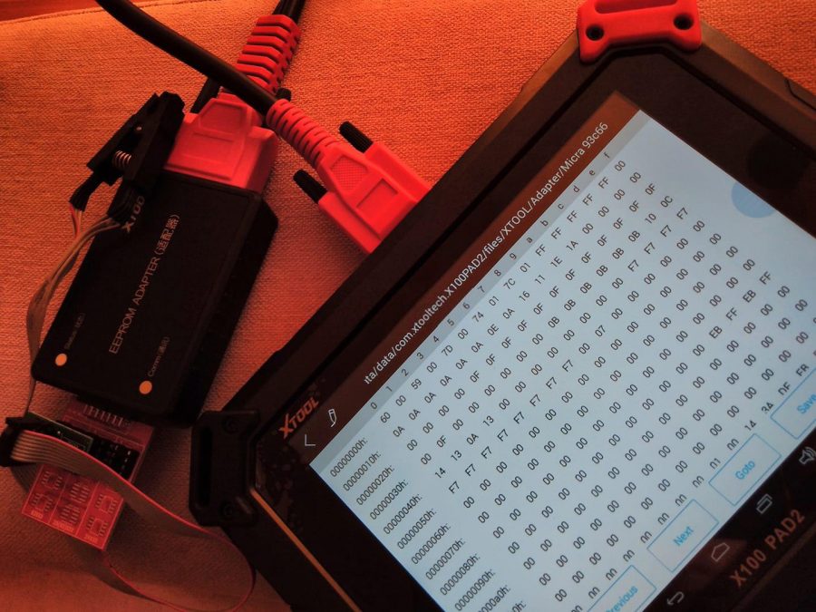 How to Read/Write Eeprom 93c76 by XTOOL X100 PAD2 – The Blog of www ...