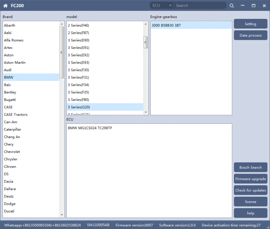 How to use CG FC 200 ECU Programmer – The Blog of www.obd2tool.com