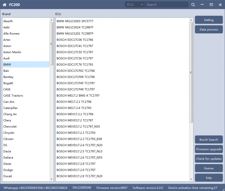How to use CG FC 200 ECU Programmer – The Blog of www.obd2tool.com
