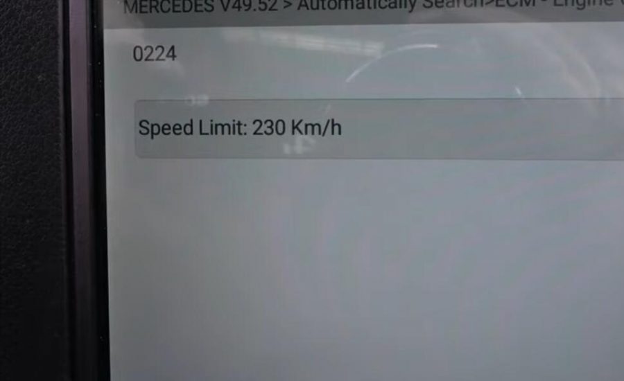 How to increase Benz R300 Speed Limit by Launch X431 pro3s+ – The Blog ...