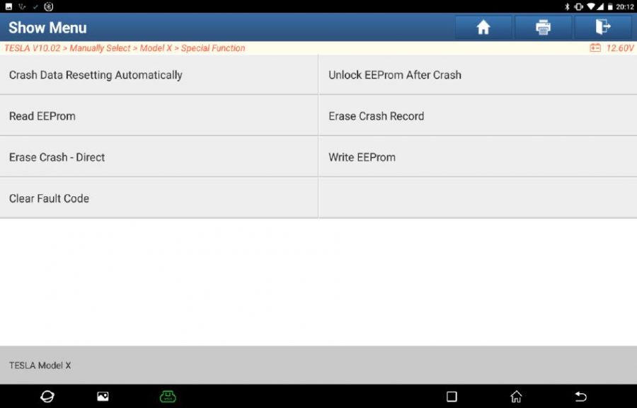 How to reset airbag crash data for Tesla model X by Launch X431 – The ...