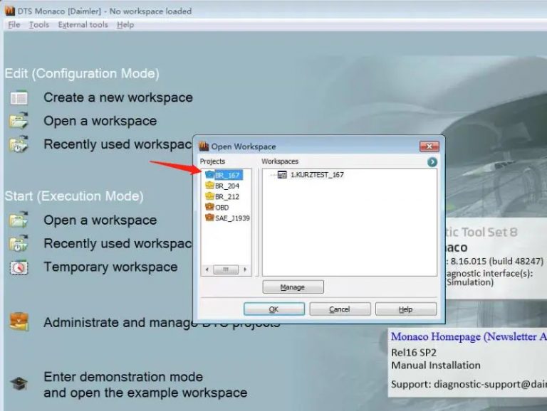 Mercedes Benz DTS Monaco add a new project – The Blog of www.obd2tool.com