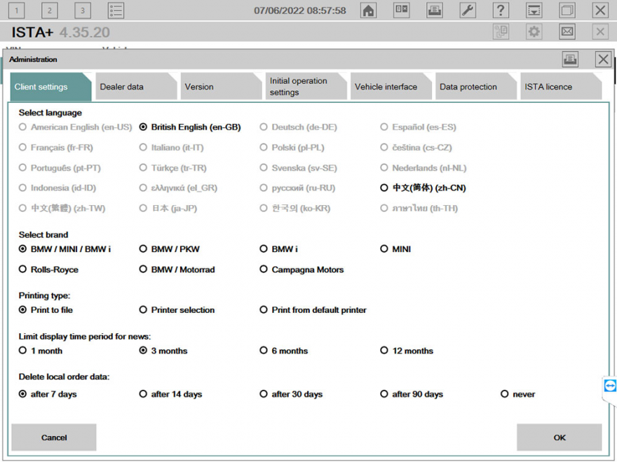 The latest BMW ICOM software –V2022.06 BMW ICOM Next A2 A3 software ...
