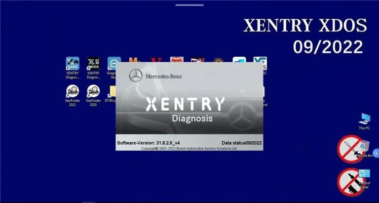 Mercedes Benz Xentry XDOS diagnostic software 06.2023 – The Blog of www ...