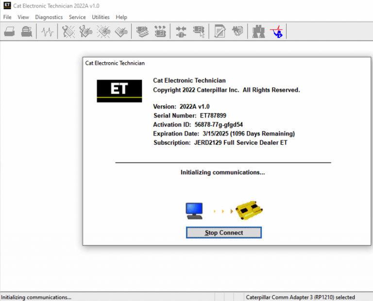 Caterpillar ET 2023A 2019C Electronic Technician Software Free Download ...