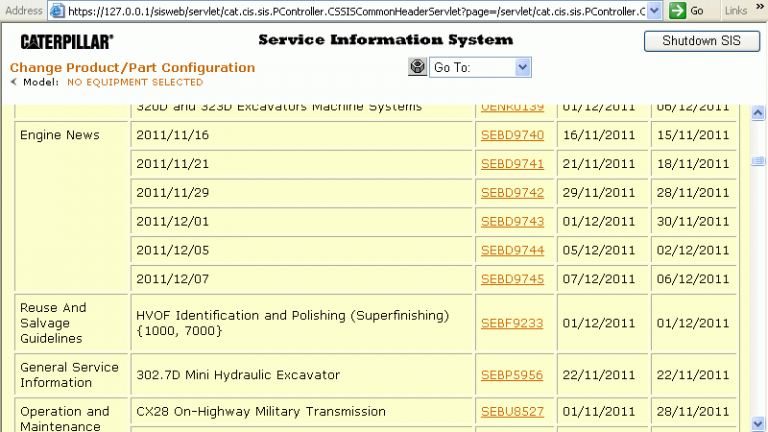 Caterpillar SIS 2023 CAT SIS 2023 Service Information System – The Blog ...