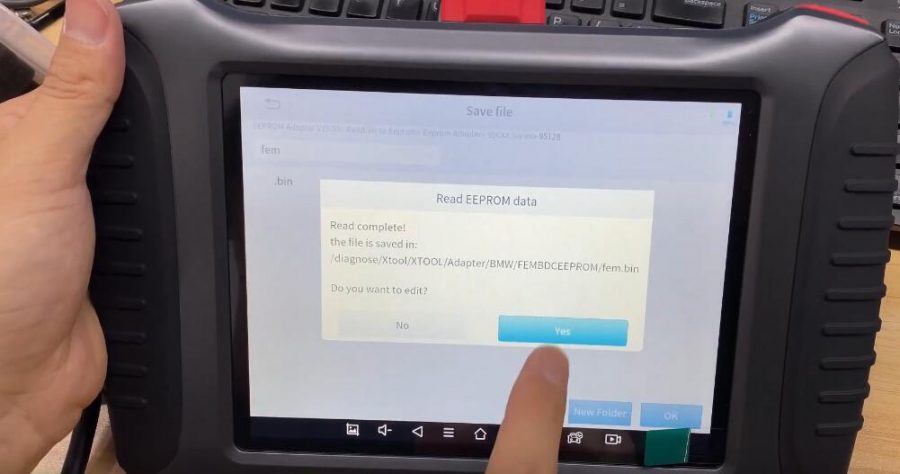 How to Read and Write EEPROM Data for BOSCH EDC16 ST95640 chip by XTOOL X100 PAD3 – The Blog of ...