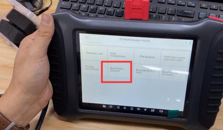 How to Read and Write EEPROM Data for BOSCH EDC16 ST95640 chip by XTOOL ...