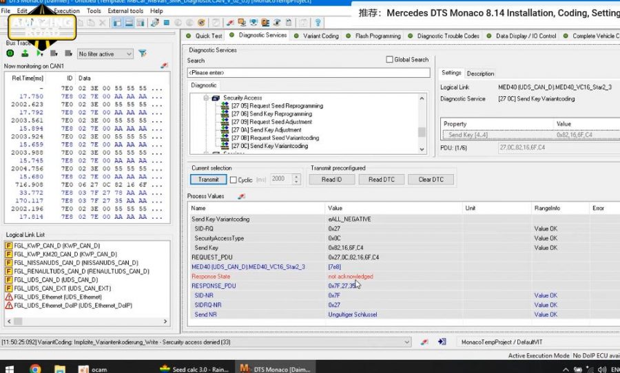 How to encode via DTS Monaco and ECU Unlock – The Blog of www.obd2tool.com