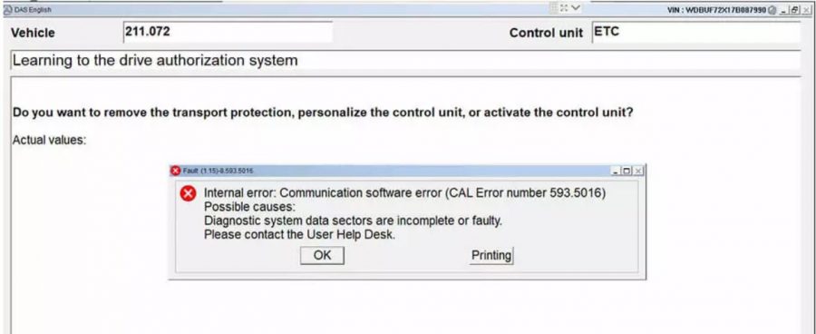 Xentry SCN Coding Error 40000 40001 – The Blog of www.obd2tool.com