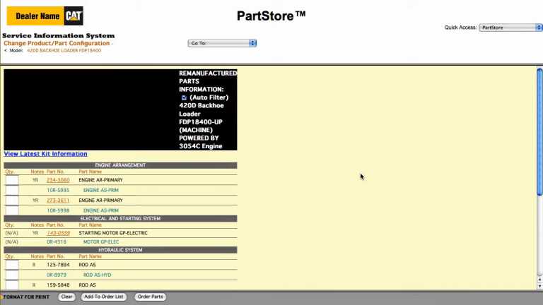 How to find your part number in SIS – The Blog of www.obd2tool.com