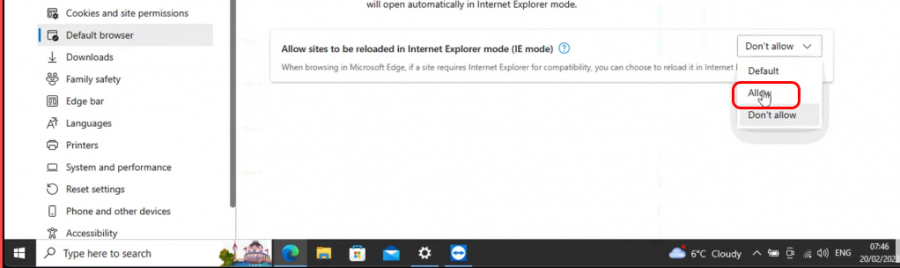 How to Fix SDD for JLR To work in Edge with ie mode after windows ...