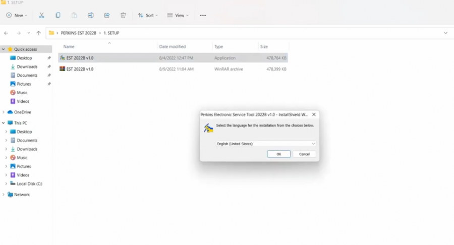 How To Install PERKINS EST 2022B Software – The Blog of www.obd2tool.com