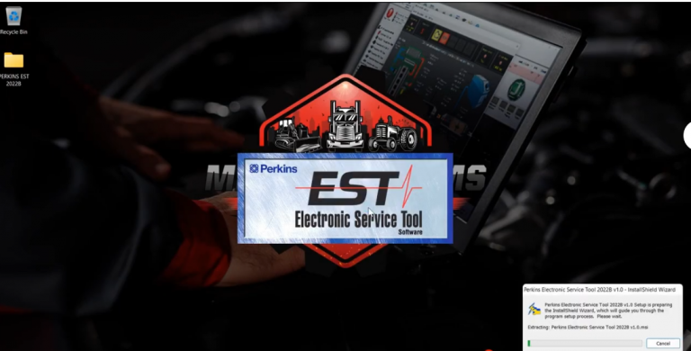 How To Install PERKINS EST 2022B Software – The Blog of www.obd2tool.com