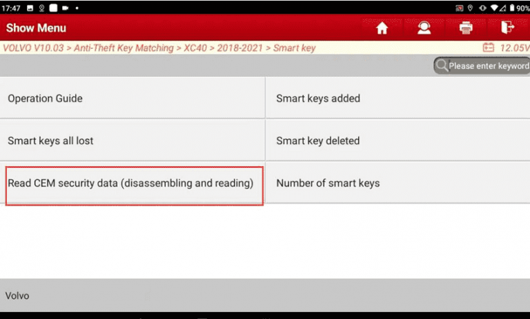How to Add Volvo XC40 2018-2021 Smart Key by Launch X431 IMMO Plus ...