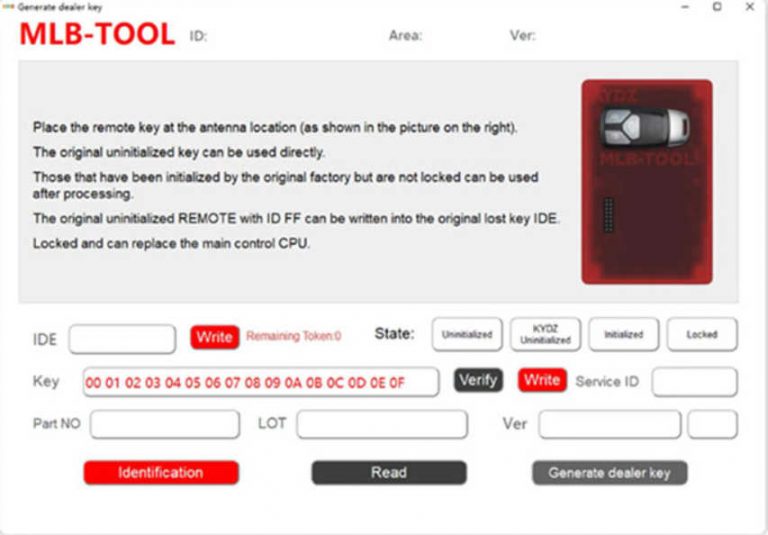 How to use KYDZ MLB Key Programming Tool – The Blog of www.obd2tool.com