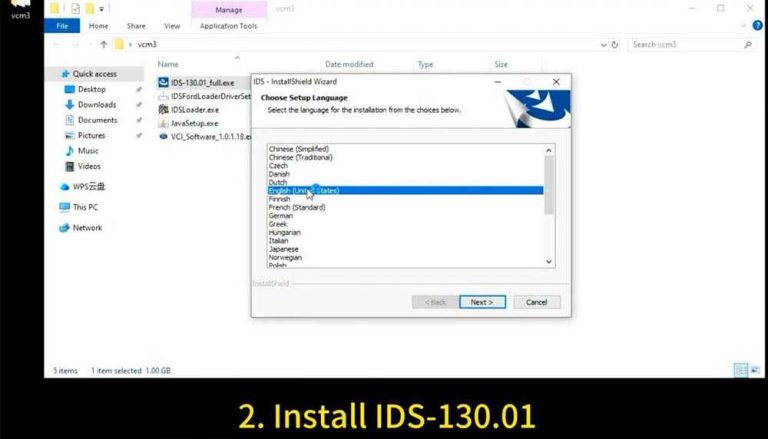 Free Download and Install VNCI VCM3 Ford IDS V130 – The Blog of www.obd2tool.com