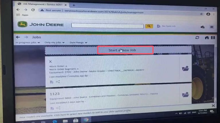 The Diagnostic steps of John Deere Service Advisor EDL V3 Tool – The ...