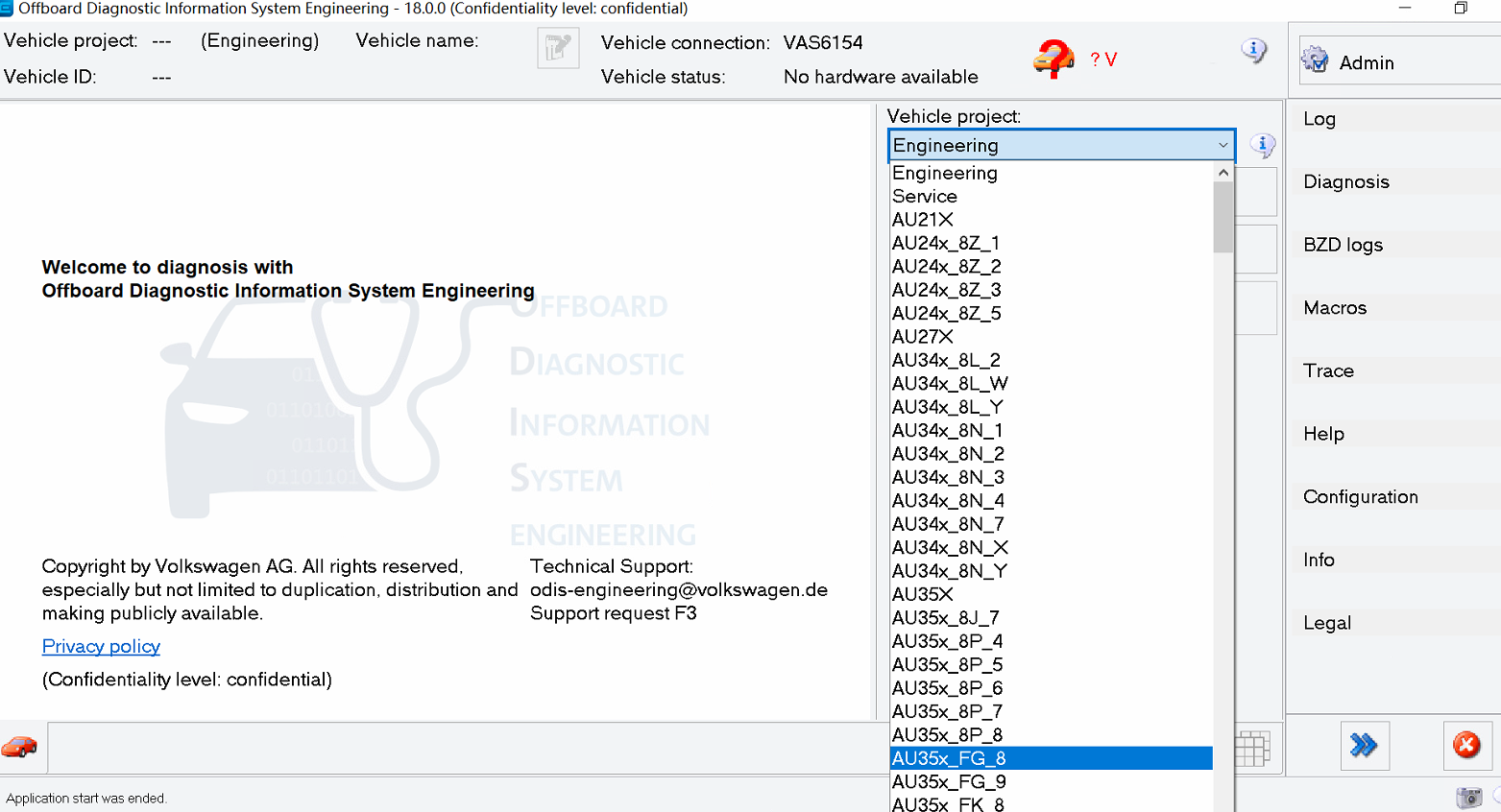 Latest ODIS V24.1.1 and ODIS Engineering V18 Software For VAS6154A ...