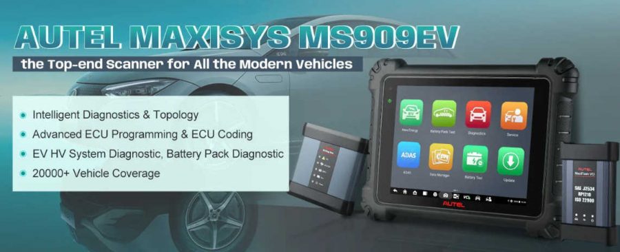 Autel Maxisys MS909EV EV Diagnostics Scanner – The Blog of www.obd2tool.com